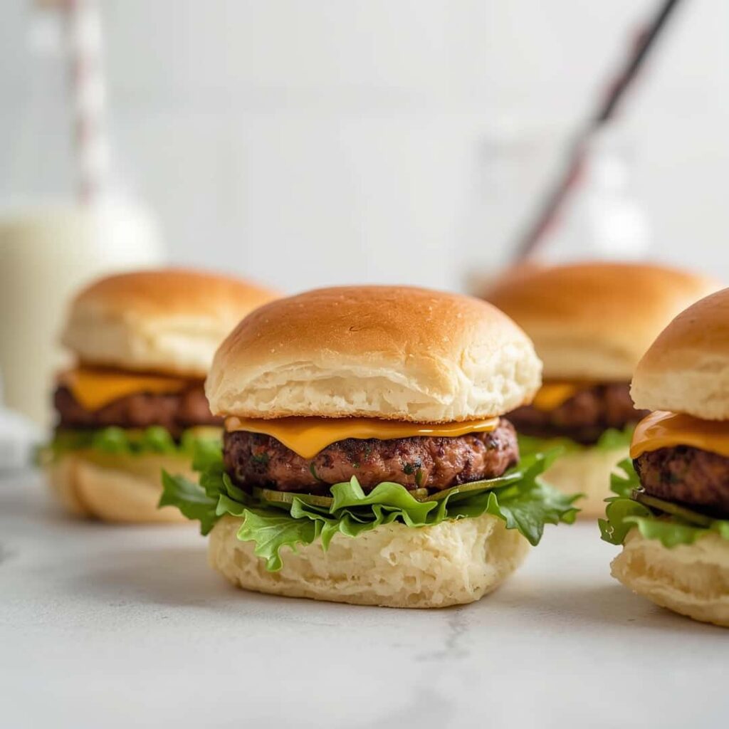 Cheeseburger Sliders Recipe - SweeRecipes